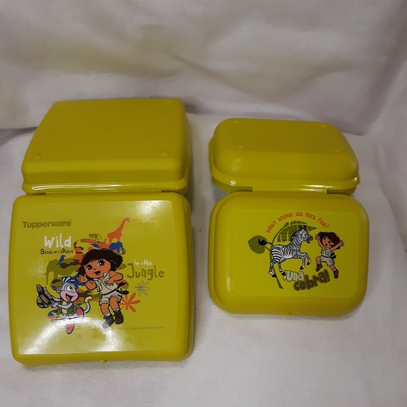 Tupperware | Kitchen | Dora The Explorer Tupperware Sandwich And Snack ...